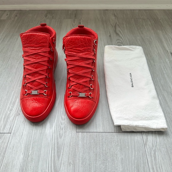 Balenciaga | Shoes | Balenciaga Arena Red | Poshmark